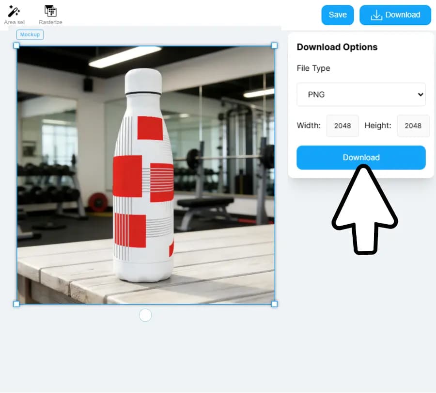 Water Bottle Mockup | Free Bottle Mockup Generator