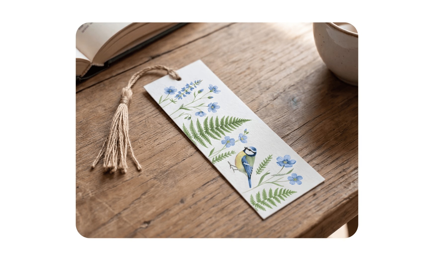 Bookmark Mockup Generator - Free Edit & Download