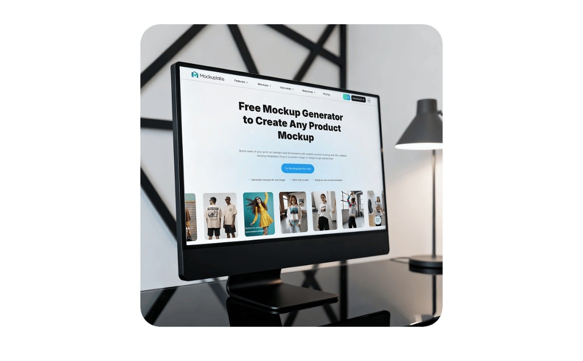 Computer Mockup – Create Realistic MacBook & Laptop Mockups